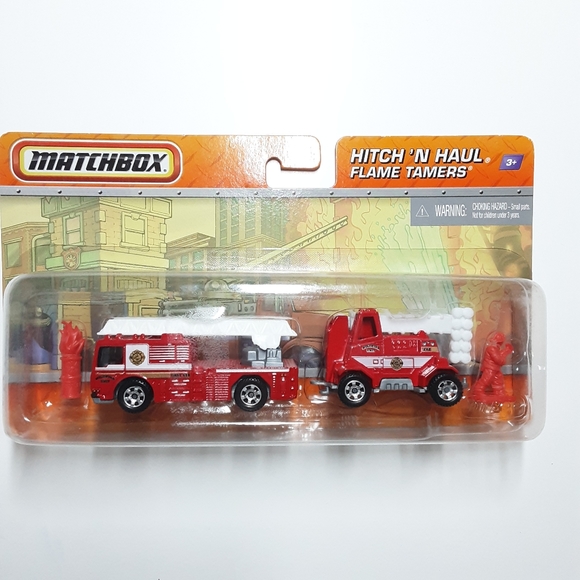 MATCHBOX | Toys | Matchbox Hitch N Haul Flame Tamers Wildfire Unit ...